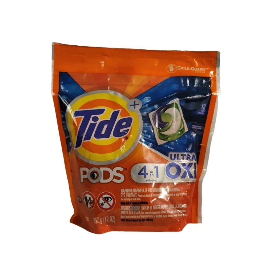 Tide Pods 4 in 1 Ultra Oxi 12 Pacs Capsules | Wavy Deals